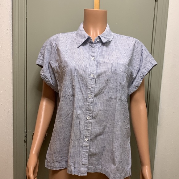 Kenneth Cole | Tops | Kenneth Cole Short Sleeve Black And White Small ...